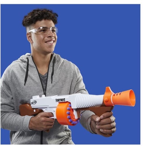 NERF Fortnite DG Dart Blaster Toy with 15 Darts - White (E7521) for ...