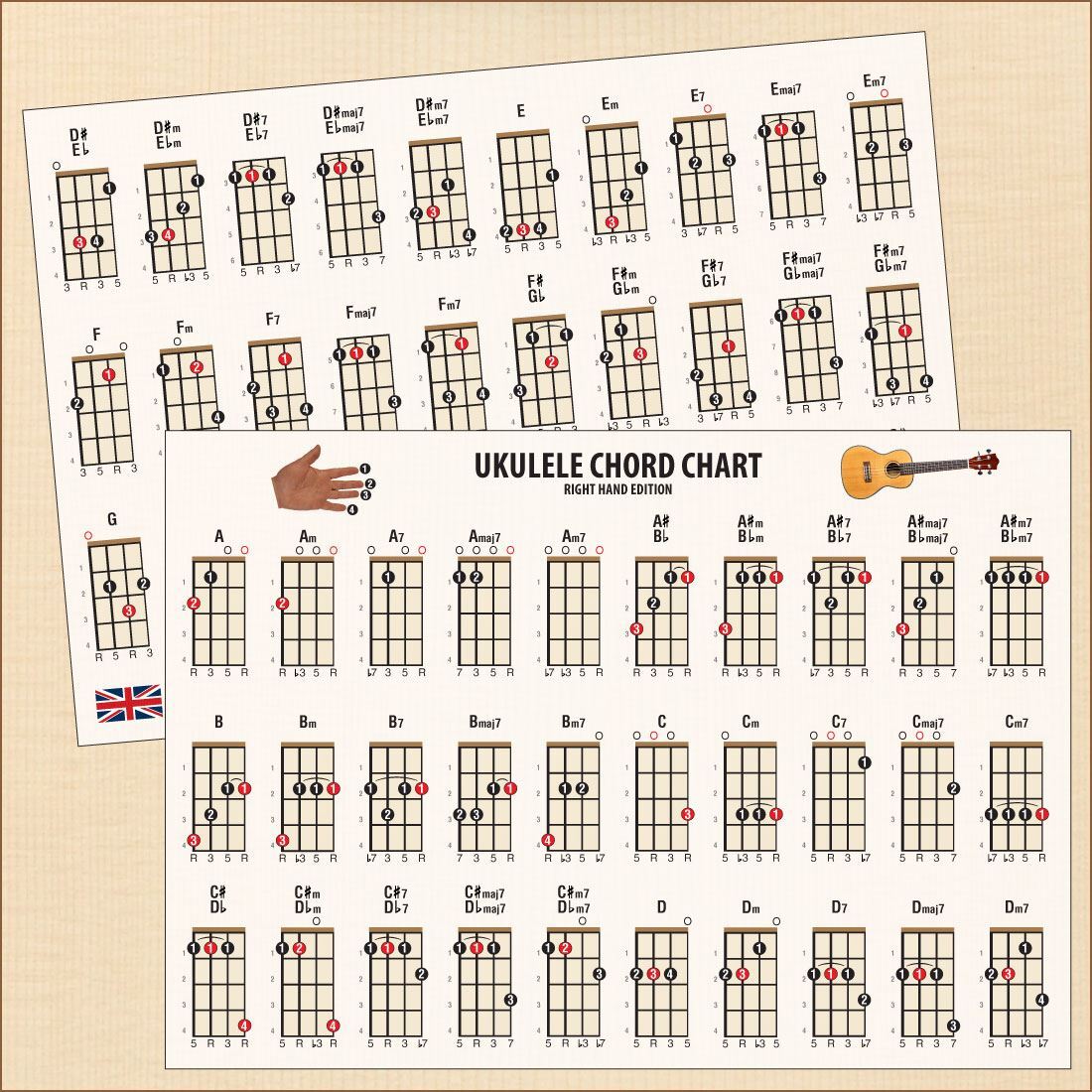 Complete Ukulele Chord Chart For Beginners