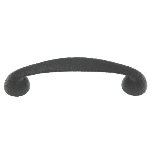 Ancient Treasures C040BLK Rustic Hammered Black 3 3/4"cc Cabinet Handle ...