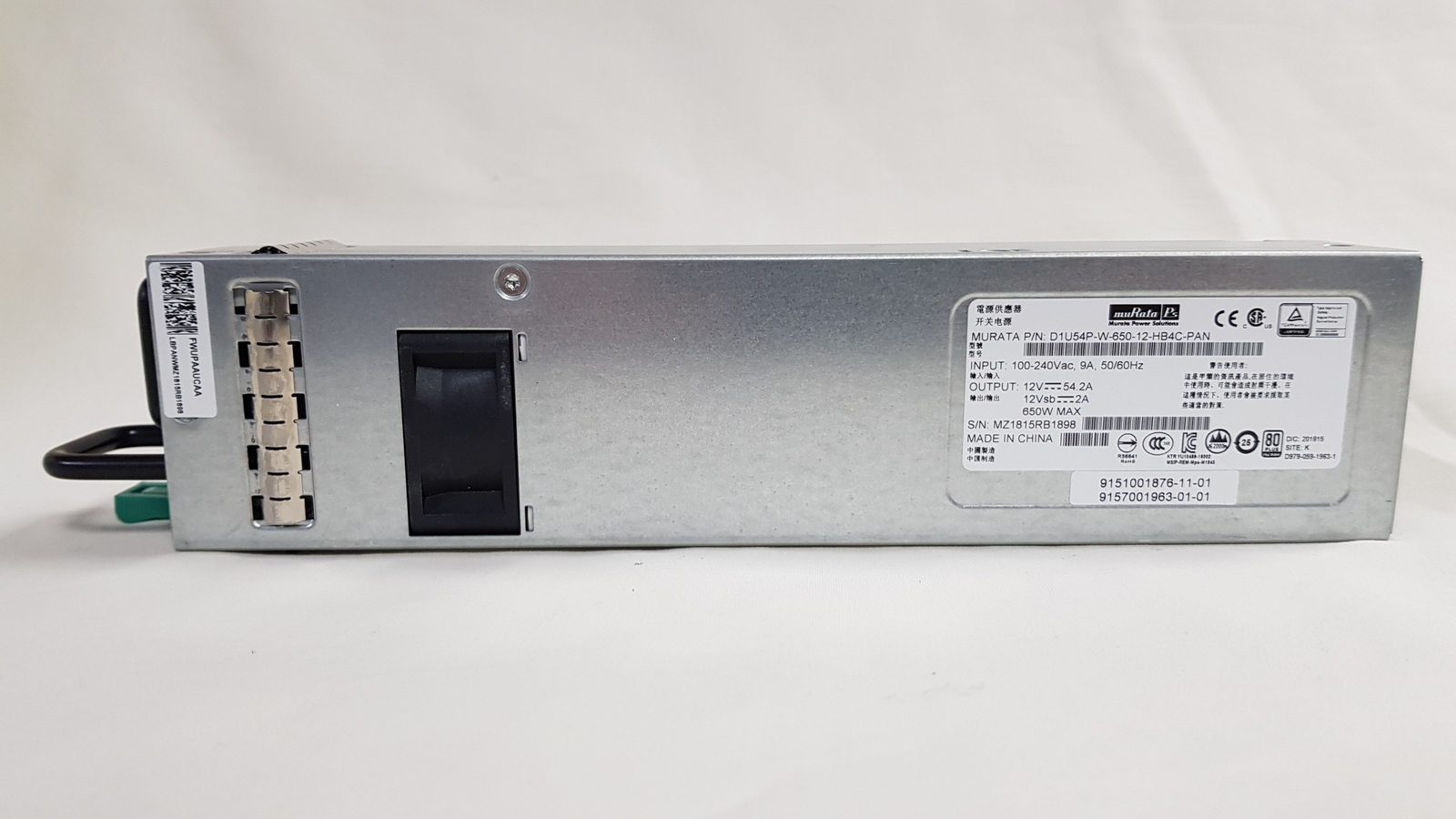 MURATA d1u54p-w-650-12-hb4c-pan 650W Power Supply Grade A | eBay