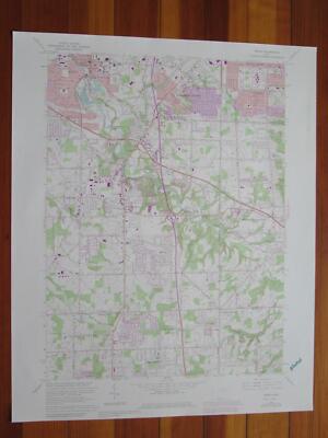 Berea Ohio 1980 Original Vintage USGS Topo Map | eBay