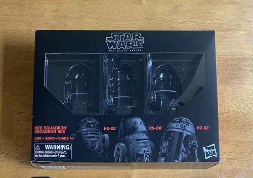 Star Wars the Black Series EMPTY BOX: Red Squadron Droids (R2-D2, R5-D8 ...