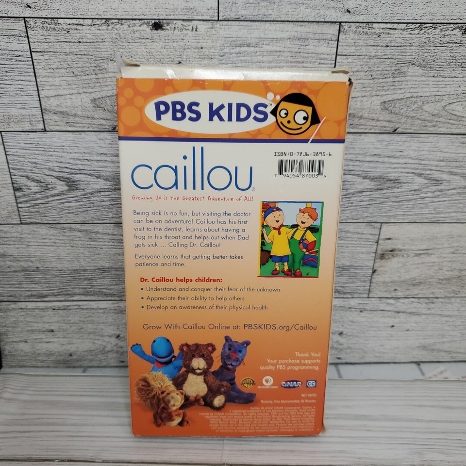 VHS Caillou - Dr. Caillou (VHS, 2002) 794054870039| eBay