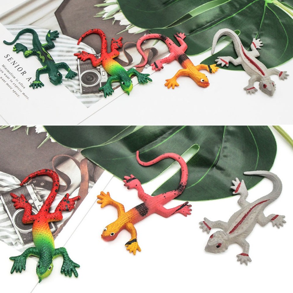 8pcs Artificial Plastic Lizard Toys Lizard Figurines Model Toys Party ...