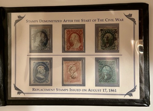 1861 U.S. Stamps Of The Civil War Era Postal Commemorative Society ...