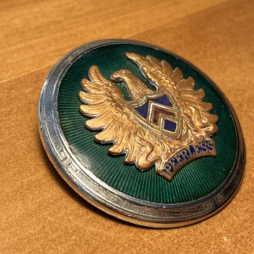 RARE ANTIQUE 1920'S PEERLESS AUTOMOBILE VINTAGE EMBLEM BADGE RADIATOR ...