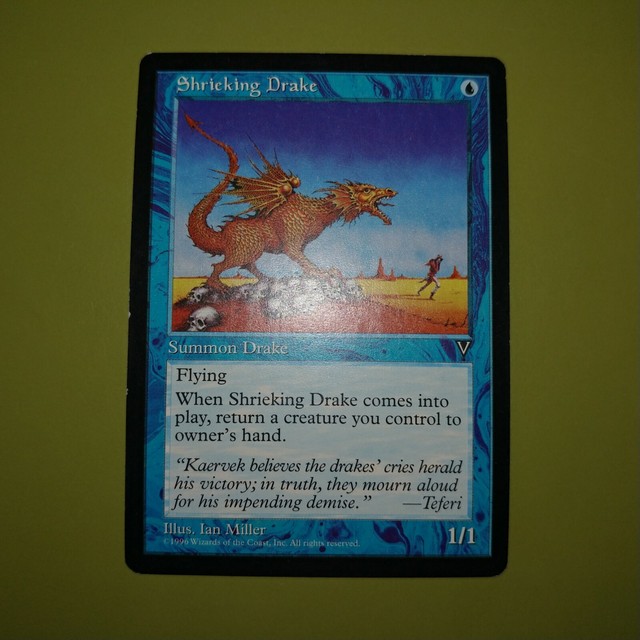 Shrieking Drake x1 Visions 1x Magic the Gathering MTG | eBay