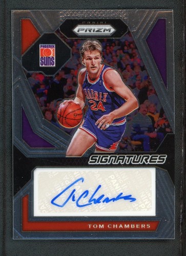 2023-24 TOM CHAMBERS AUTO PANINI PRIZM SIGNATURES AUTOGRAPHS | eBay