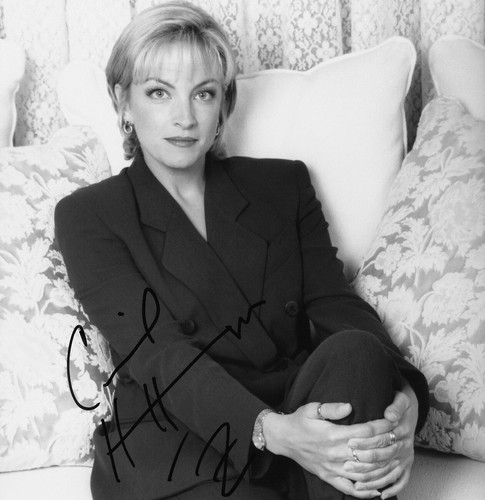 CECIL HOFFMAN hand-signed BEAUTIFUL ORIGINAL 1995 PORTRAIT 7x9 w/ uacc ...