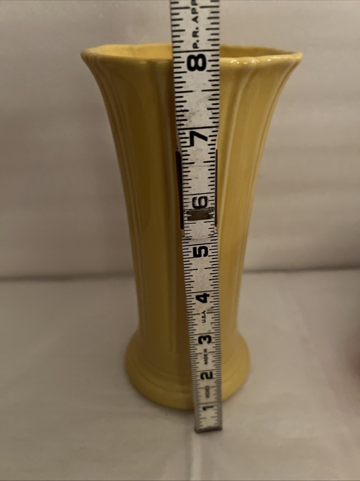 Fiestaware Sunflower Small Vase Fiesta Yellow Retired 8 inch | eBay