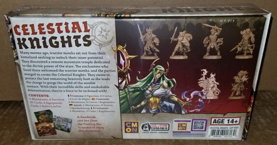 Zombicide White Death CELESTIAL KNIGHTS Survivor Expansion New [Saint Seiya] | eBay