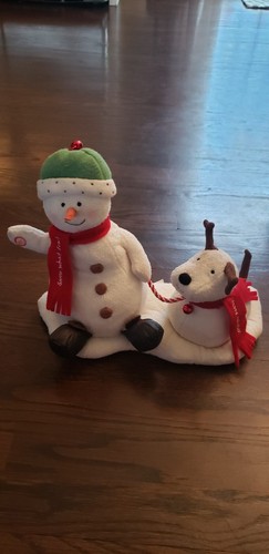 Hallmark 2004 Jingle Pals Techno Plush Animated Snowman Dog | eBay