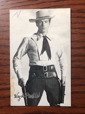 Wade Preston Actor Colt .45 VINTAGE 1950's-1960's PENNY ARCADE TRADING ...