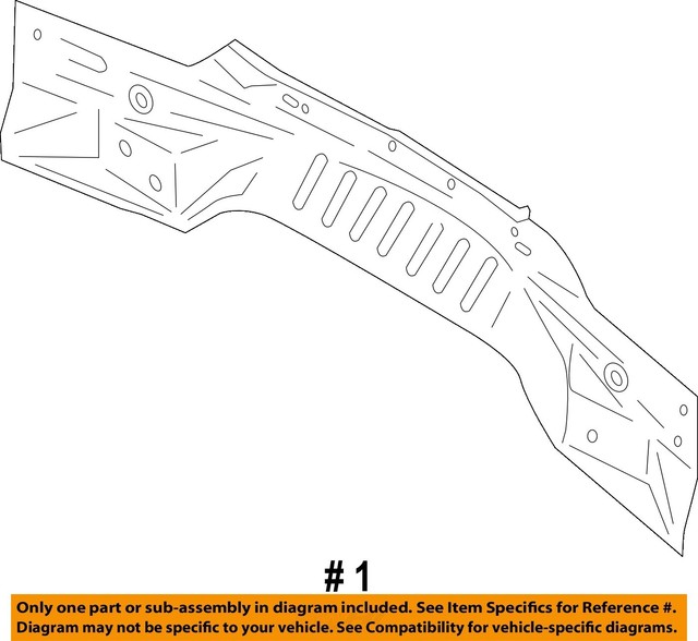 2015-2018 Ford Mustang Rear Body Panel Genuine OEM JR3Z6340320A for ...