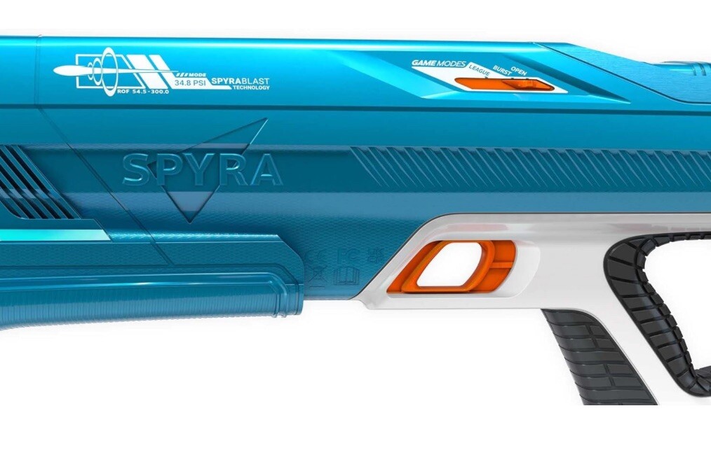 SpyraTwo WaterBlaster / Electric & Automated Premium Water Gun - Blue ...