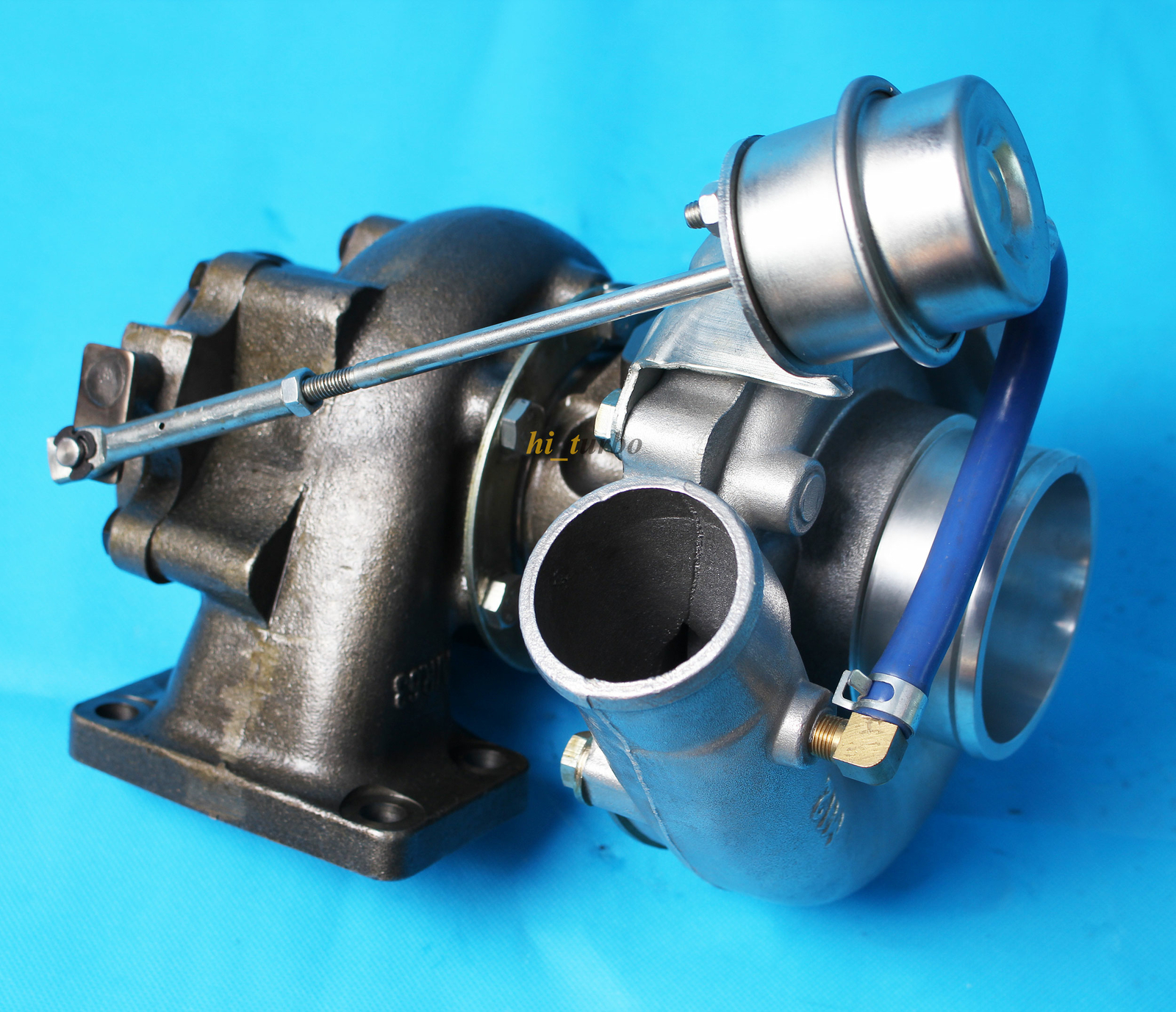FOR HYBRID T3 T4 T03 T04 Turbo T3 Oil cooled V-band Turbocharger for 4 ...
