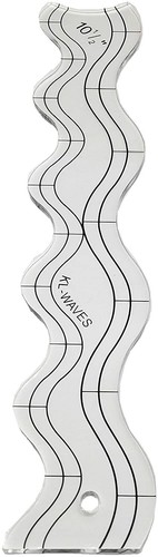 Wave Edge Waves Ruler Clear Quilting Ruler Templates for Sewing | eBay