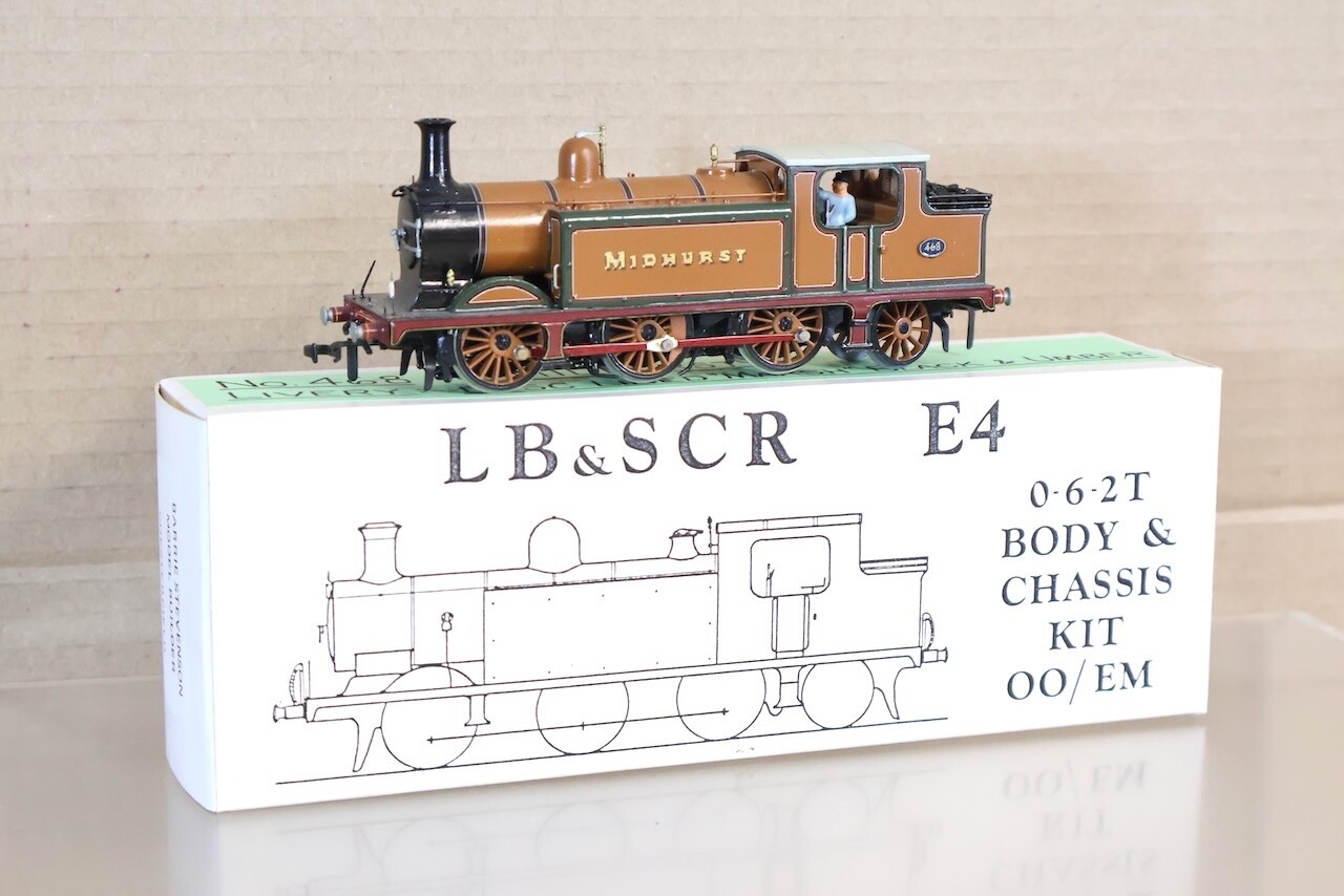 KIT BUILT LBSC 0-6-2 CLASS E-4 TANK LOCOMOTIVE 468 MIDHURST PORTESCAP ...