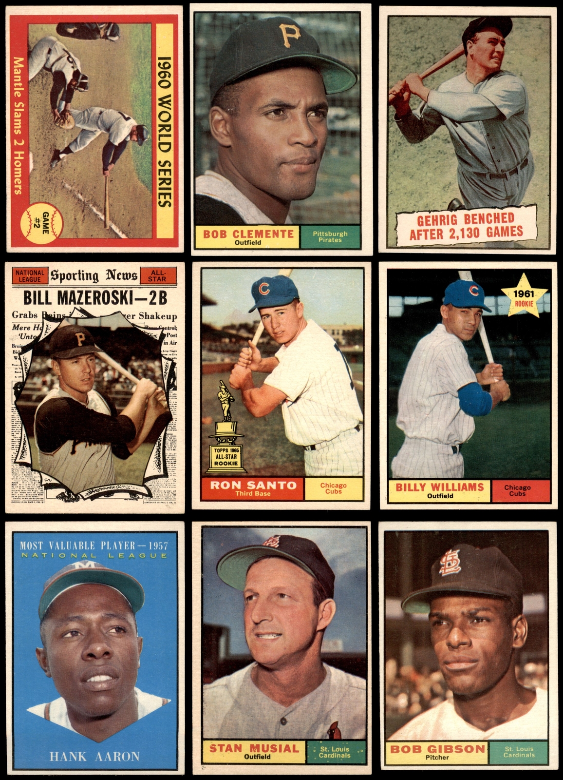 1961 Topps Baseball Complete Set 6 - EX/MT | eBay