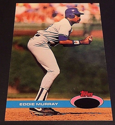 EDDIE MURRAY 1992 Topps Stadium Club Dome ERROR No FOIL OddBaLL Card ...