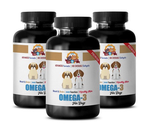 heart support for dogs - OMEGA 3 SOFTGELS - dog omega 3 oil 3B ...