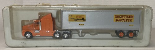 Model Power, HO Scale, Diecast Orange Truck with Western Pacific, WP ...