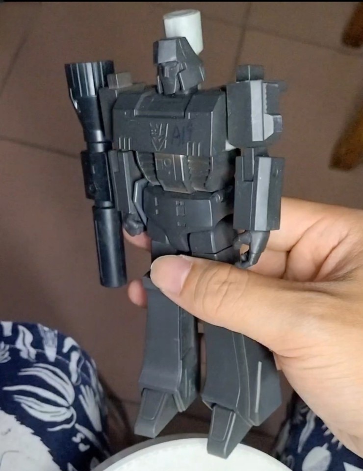 Prototype Hasbro Transformers RED G1 MEGATRON Action Figure Test Shot ...