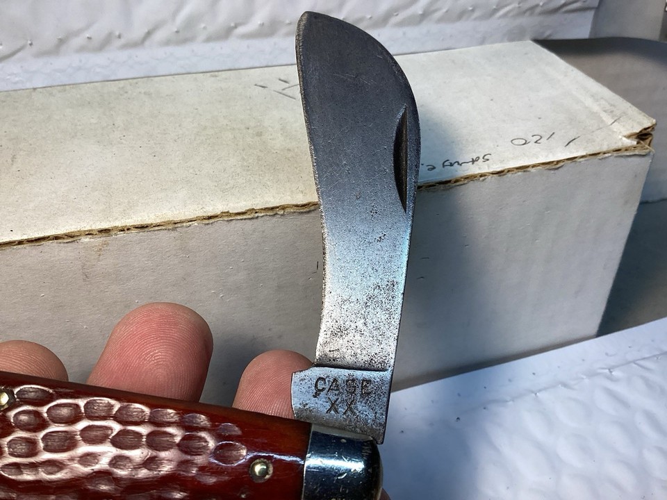 Vintage Case XX 61011 Red Bone Hawkbill Knife. 1940-1964. Nice | eBay