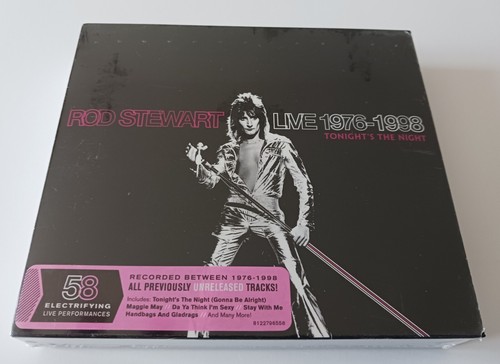 Rod Stewart - Live 1976-1998 Tonight's the Night 4-CD SET- 58 TRACKS ...