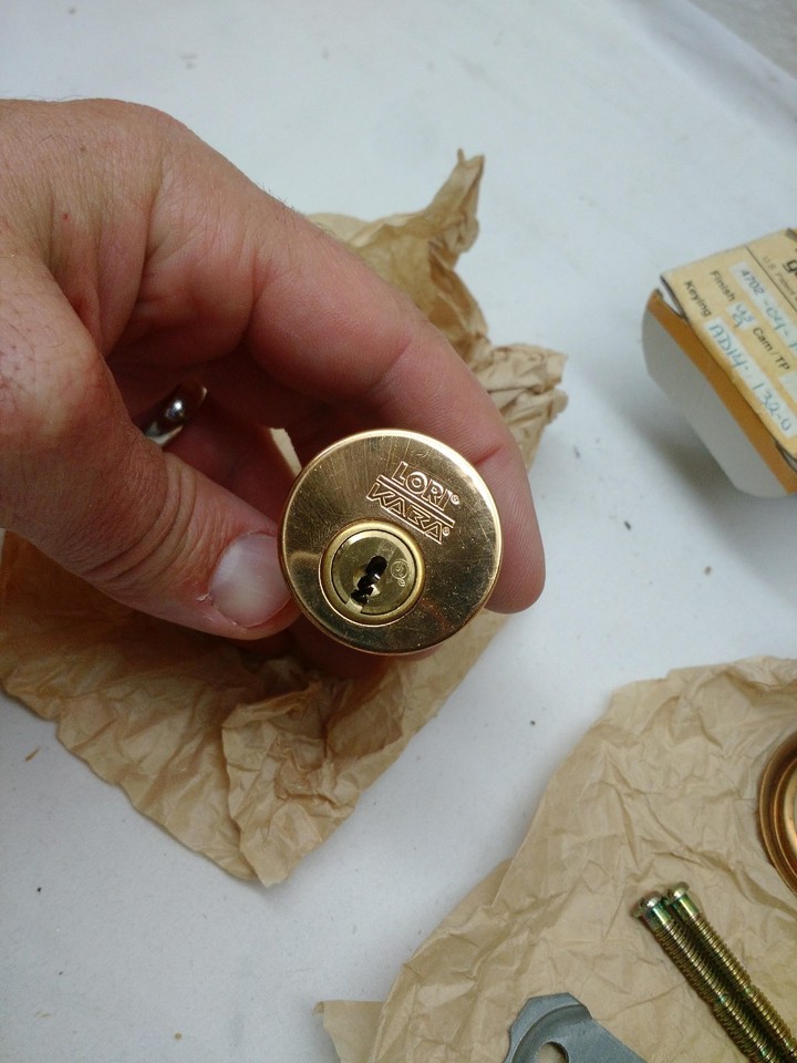 RARE KABA GEMINI High Security lock RIM cylinder! NO KEYS! LOCKSPORT ...