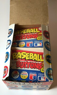 Major League Baseball Buttons Fun Foods 1984 33 Packs Unopened | eBay