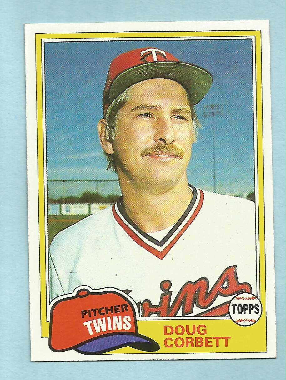 1981 Topps Baseball Doug Corbett #162 Minnesota Twins NM/MT ** SET ...
