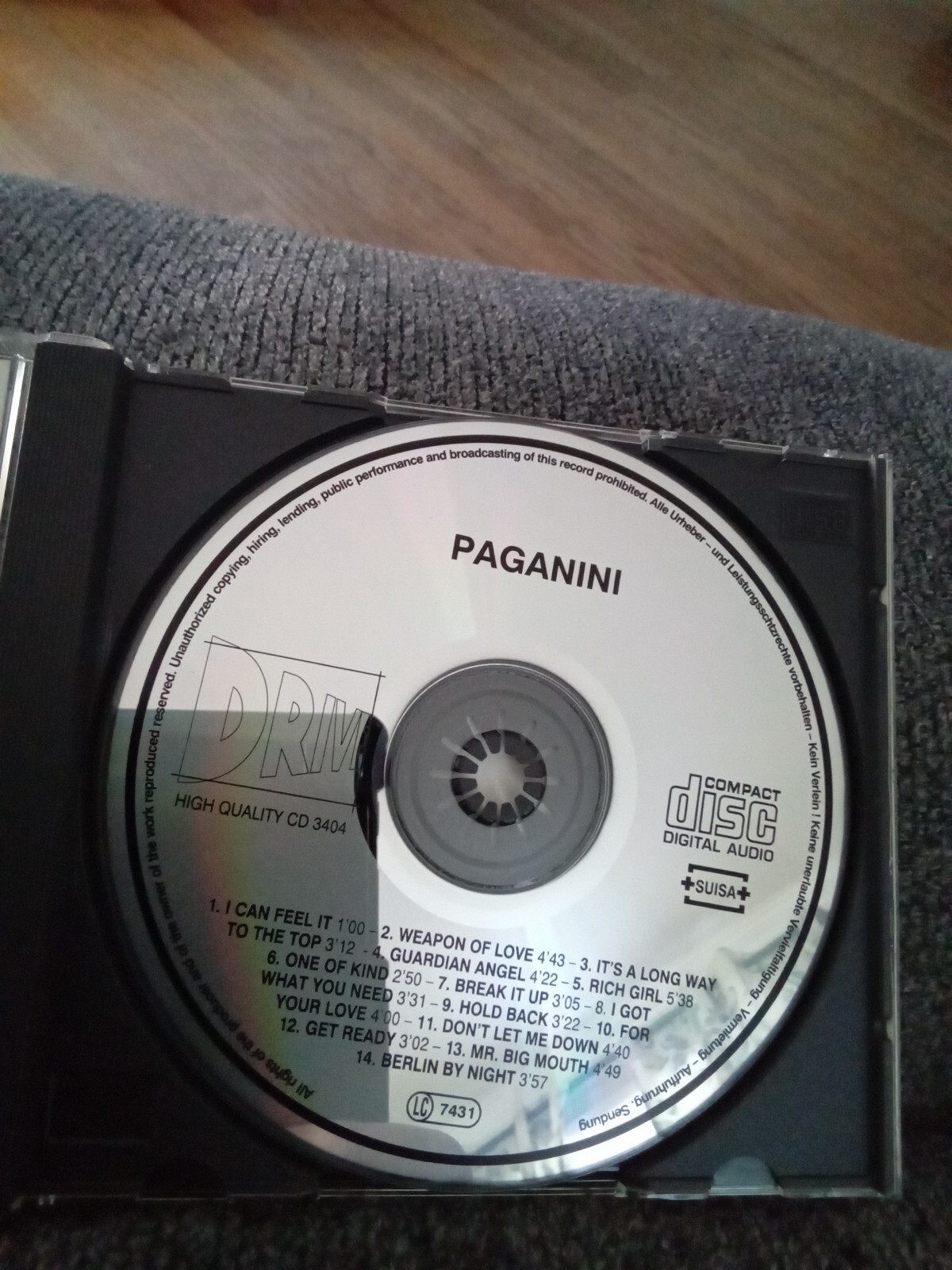 Paganini 1991 Weapon Of Love Cd Drive3404 original first pressing | eBay