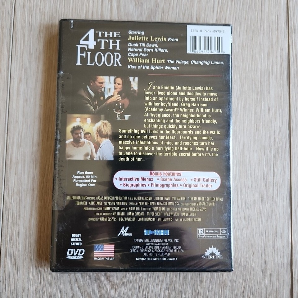 The 4th Floor Horror Rated R DVD (Sterling 2006) w/ Bonus Feature ...