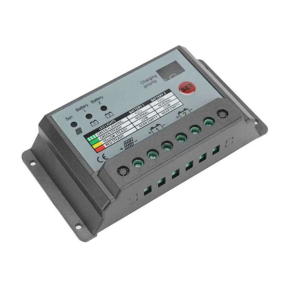 Solar Charge Controller Batteries Panel Dual Battery Regulator For 12V ...