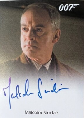 Malcolm Sinclair Autograph in Casino Royale from James Bond in Motion ...