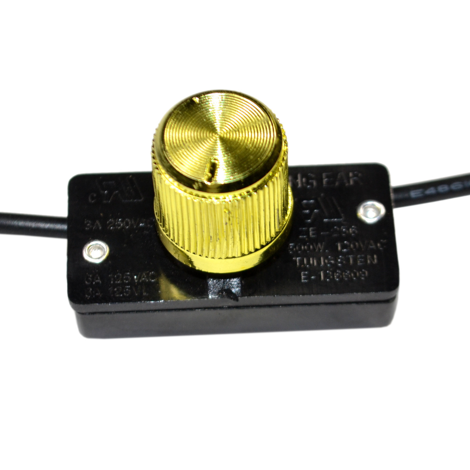 HQRP Hi-Lo-Off Rotary Halogen Tungsten Lamp Light Switch 125V 6A | eBay