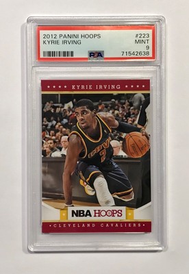 2012-13 Panini NBA Hoops #223 Kyrie Irving (PSA Mint 9) !!!! Rookie ...
