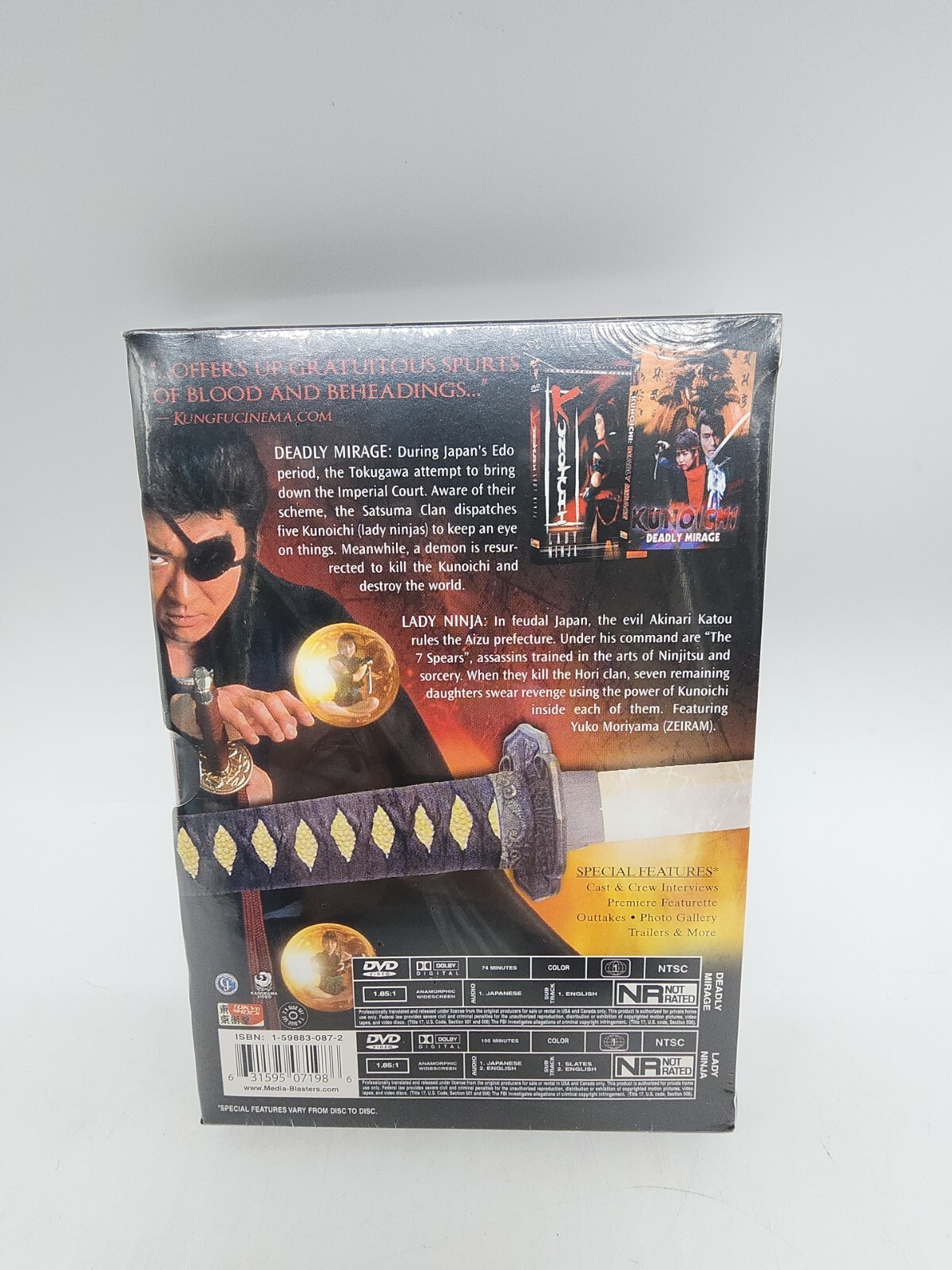 Kunoichi Collection: Deadly Mirage Lady Ninja (DVD, 2007, 2-Disc Set ...