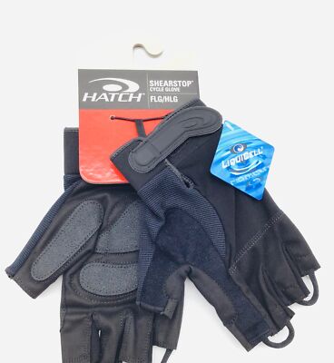 Hatch 3545 ShearStop Cycle Gloves Half Finger Size Medium - NEW | eBay