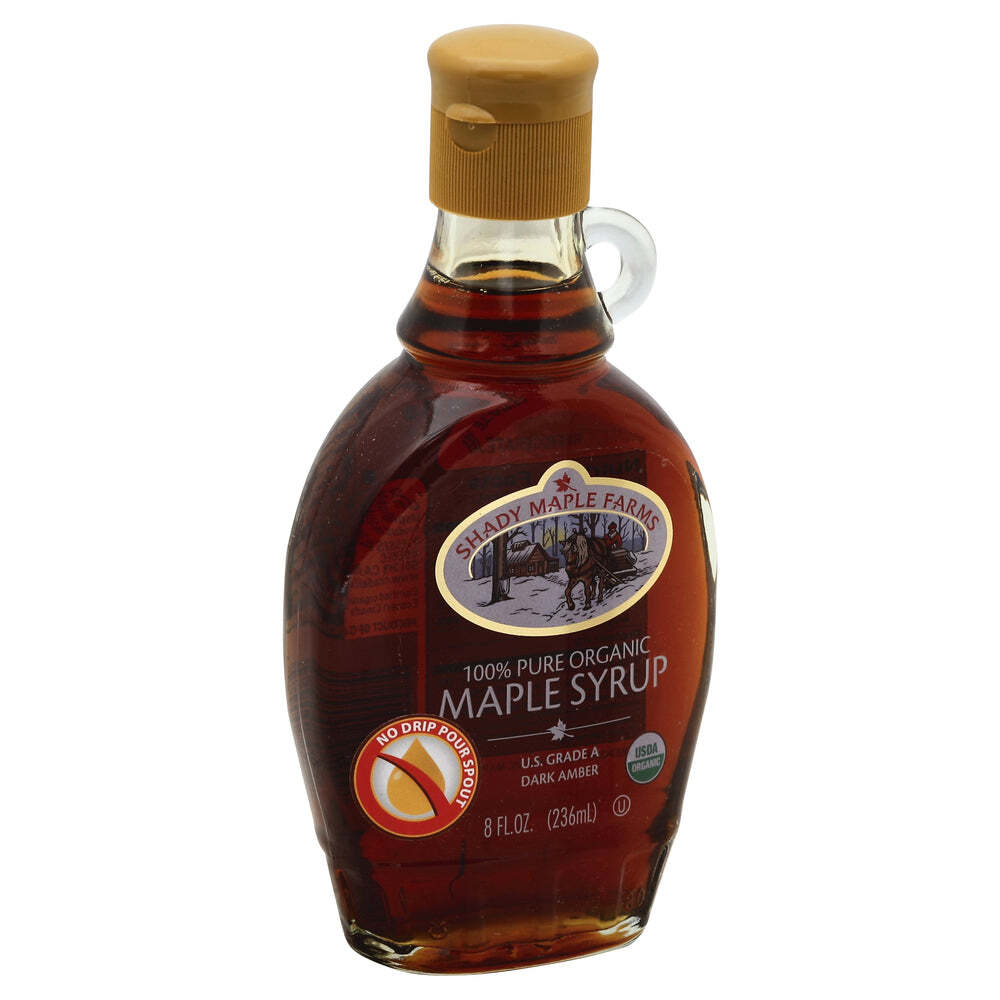 Shady Maple Farms 100 Percent Pure Organic Maple Syrup Us Grade A Dark ...