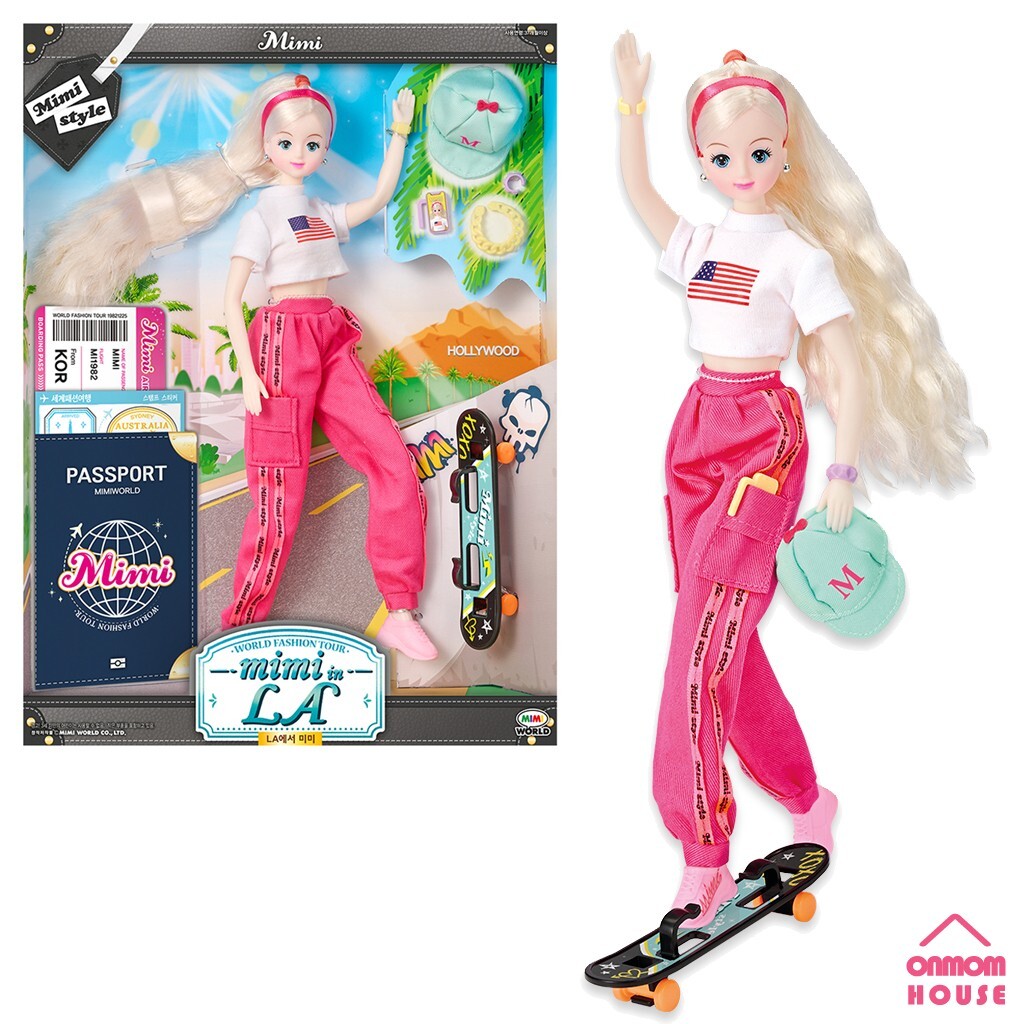 Mimi World Fashion Tour Series - MIMI IN LA Toy Korean Maron Doll ...