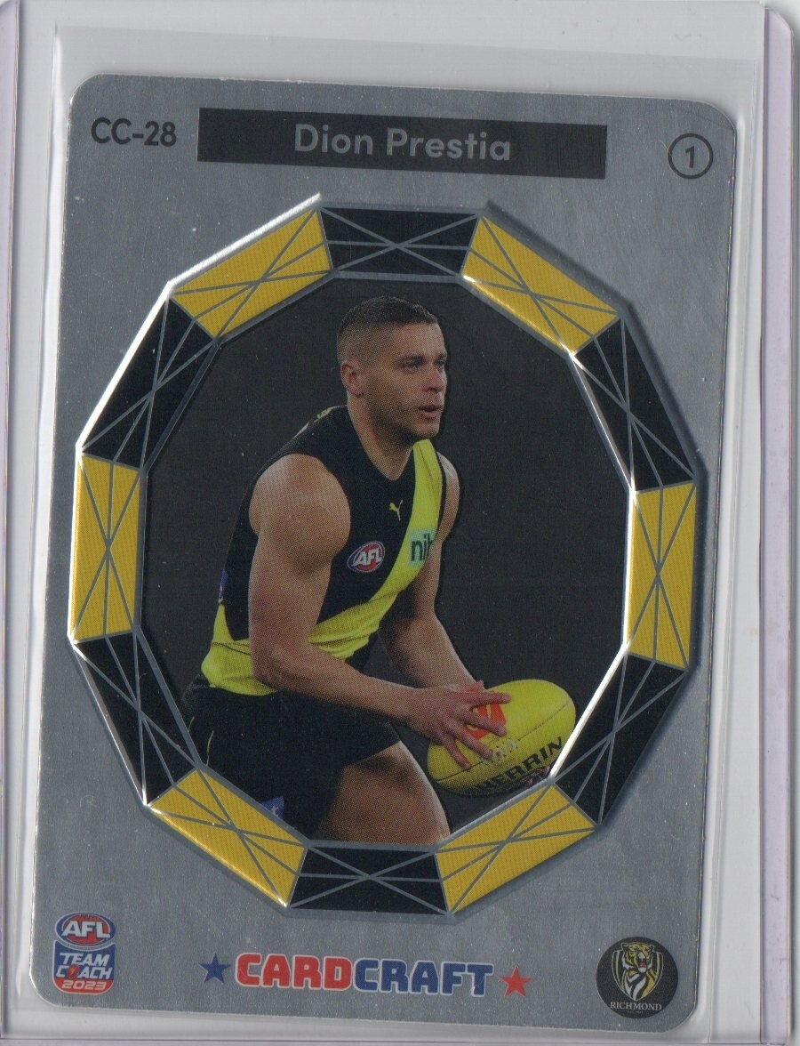 2023 TEAMCOACH - CRAFT CARD #1 - DION PRESTIA - RICHMOND TIGERS | eBay ...