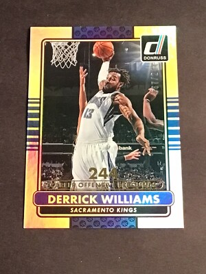 2014-15 Donruss Stat Line Career Derrick Williams #67/244 Sacramento ...