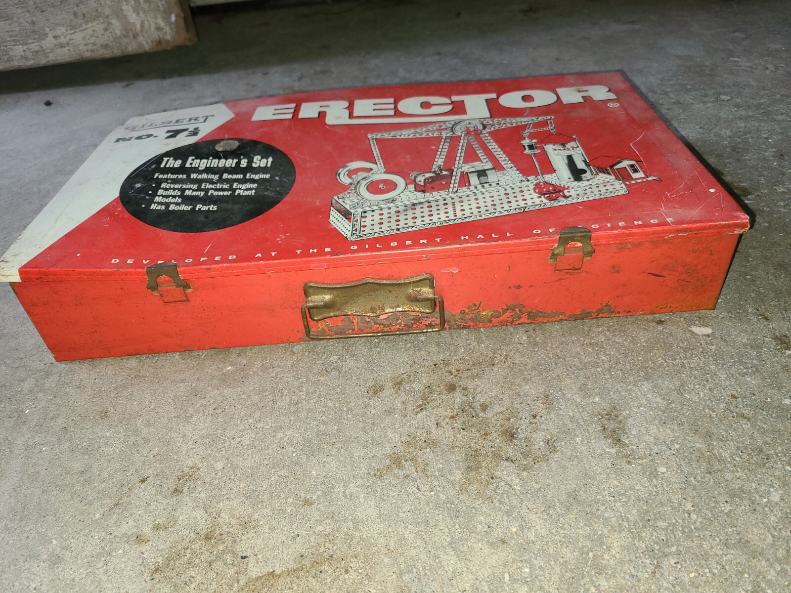 Vintage 1950's #7 1/2 Engineers Erector Set | eBay
