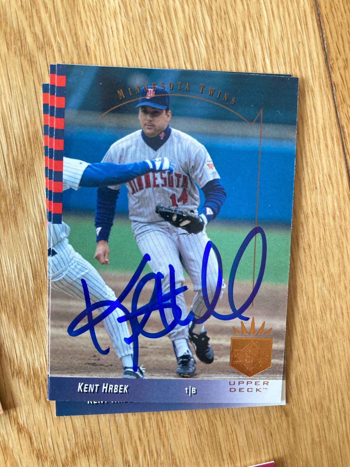 Twins Kent Hrbek signed 1993 Upper Deck SP card | eBay