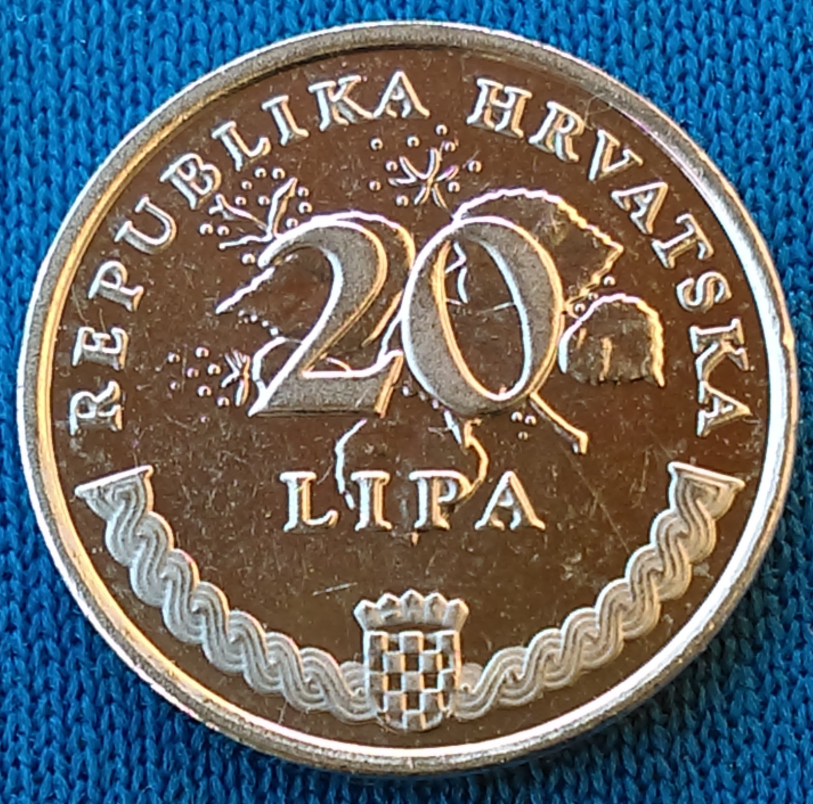 20 Lipa 2015. Croatian coin, 20 Lipa Croatian text - MASLINA !! | eBay