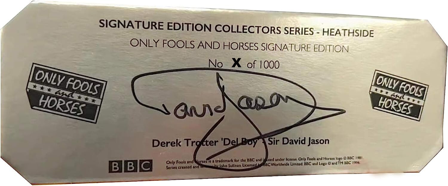 Only Fools and Horses Vinyl Figures Series 2 David Jason Signed Edition ...