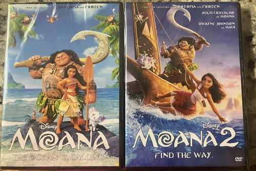MOANA 1 & 2 DVD Bundle New Sealed | eBay