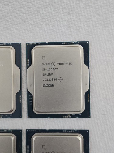 Lot of 4 Intel 12th Gen i5-12500T (SRL5W) 1700 Socket CPU's. Clean Pulls. | eBay